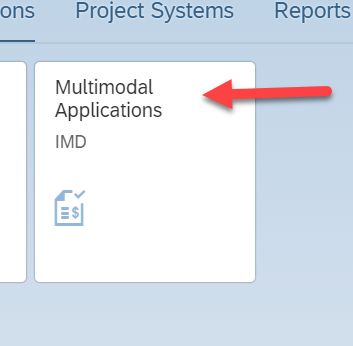 IMD Multimodal Planning Program